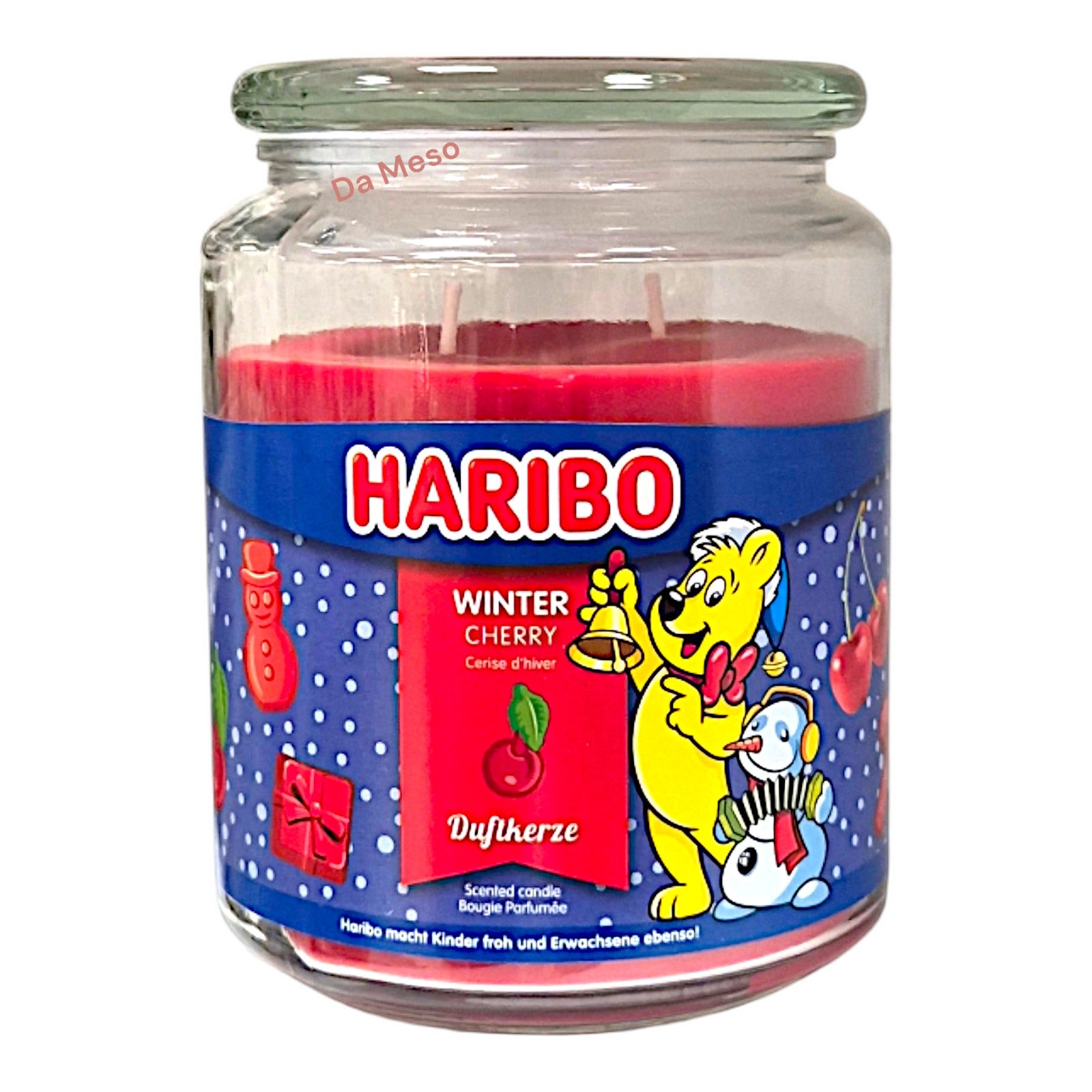 Haribo Duftkerze Winter Cherry 510g – Da Meso
