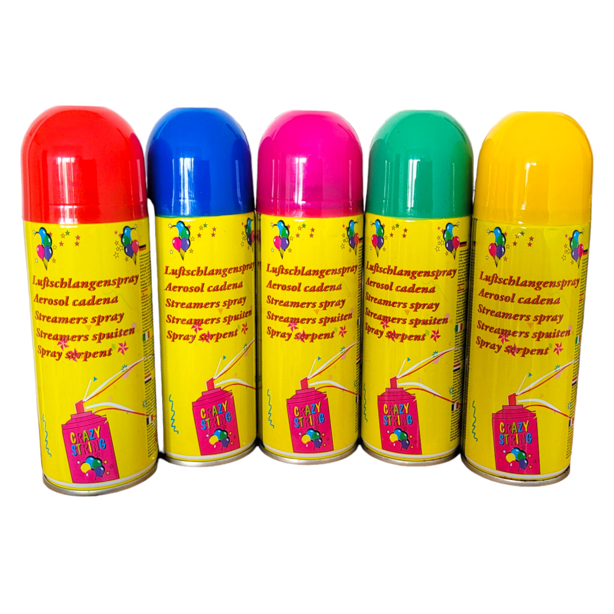 Party Luftschlangenspray Karneval Spray ca. 75ml – Da Meso